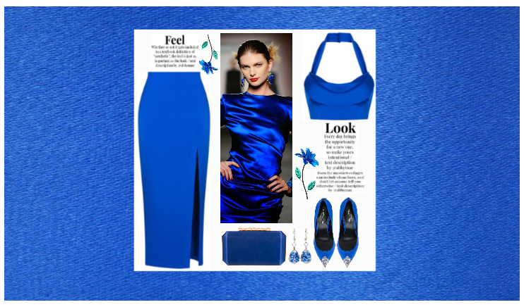 🔵🟦COBALT BLUE MONOCHROMATIC STYLE🟦🔵 - URSTYLE