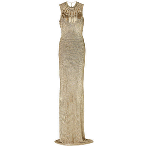 Open-Back Knit Gown for $2,450.00 available on URSTYLE.com
