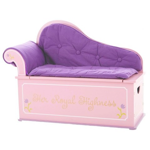 Princess Fainting Couch With Storage - Pink for $105.00 available on ...