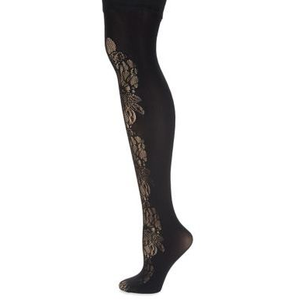 Floral Lace Stockings for $67.00 available on URSTYLE.com