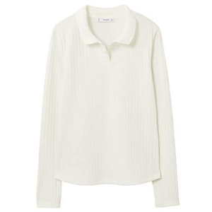 Ribbed polo shirt for $50.00 available on URSTYLE.com