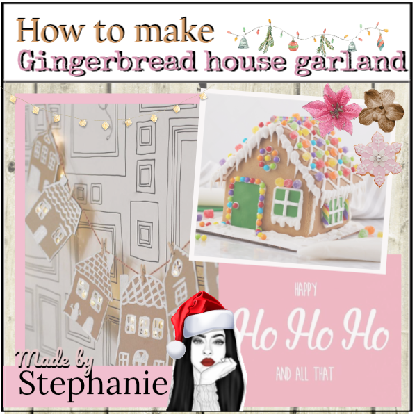 DIY gingerbread banner - Fashion look - URSTYLE