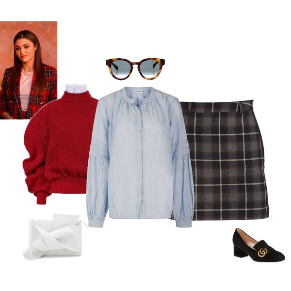 Sarah preppy style - Fashion look - URSTYLE