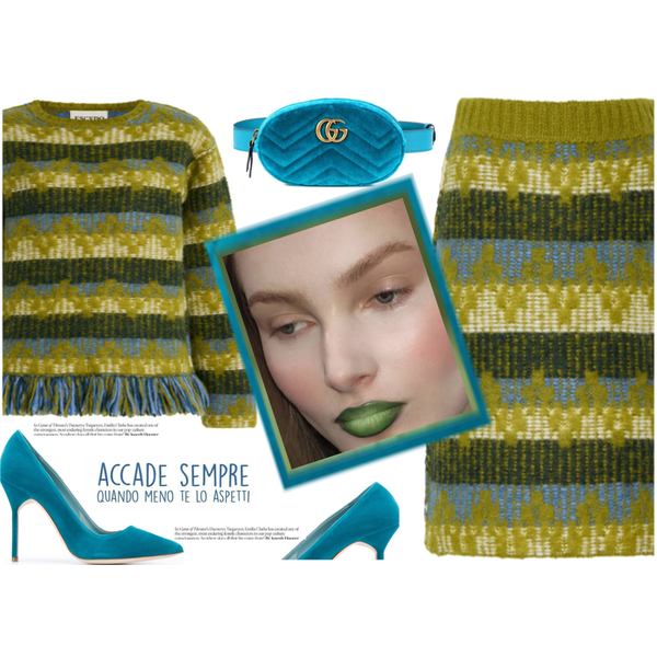 ESCVDO-💚🩵 - Fashion look - URSTYLE