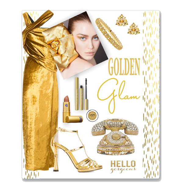 Golden Glam - Fashion look - URSTYLE