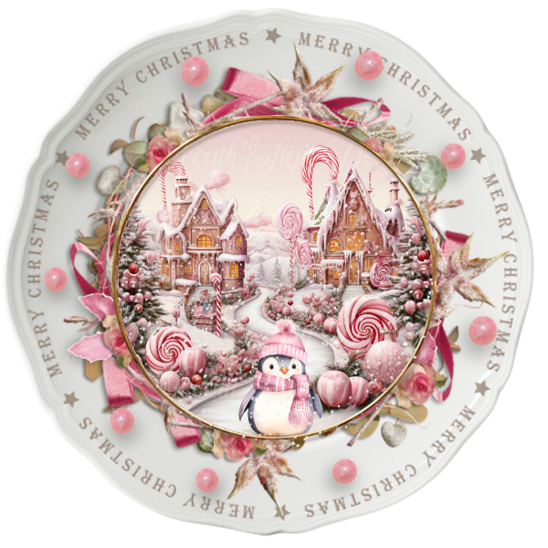 It's A Merry Christmas on Gingerbread Lane - Christmas Plate (12.17.25 ...
