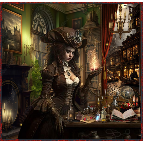 Mad Scientist - Gothic Steampunk set - Fashion look - URSTYLE