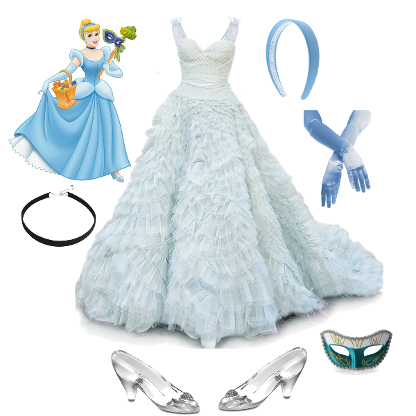 Cinderella masquerade - Fashion look - URSTYLE