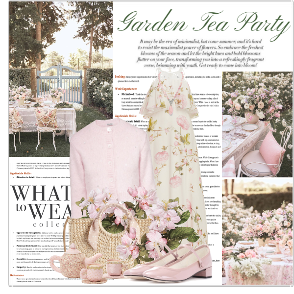 What To Wear for A Garden Tea Party - Fashion look - URSTYLE