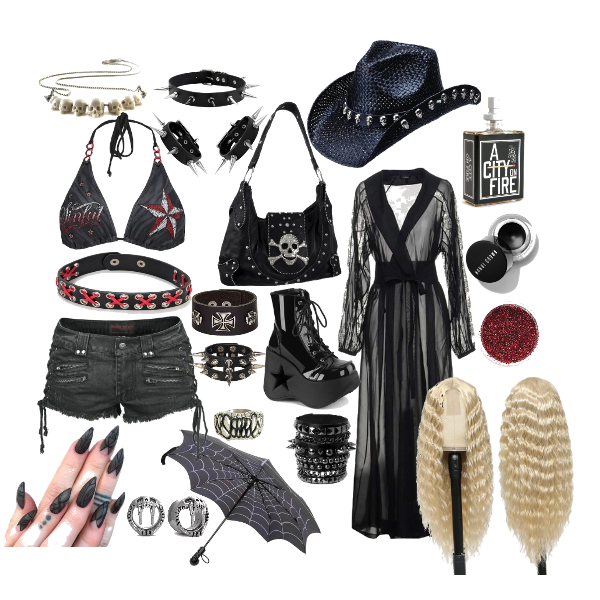 beach goth hussy energy - Fashion look - URSTYLE