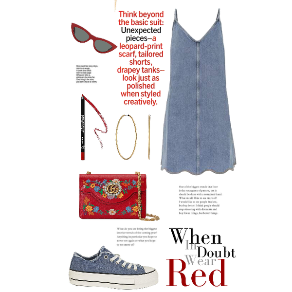 Daring denim - Fashion look - URSTYLE