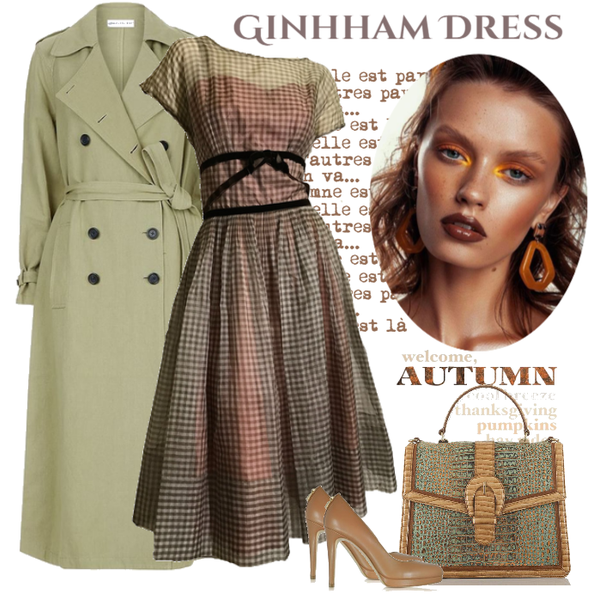 Gingham Dress* - Fashion look - URSTYLE