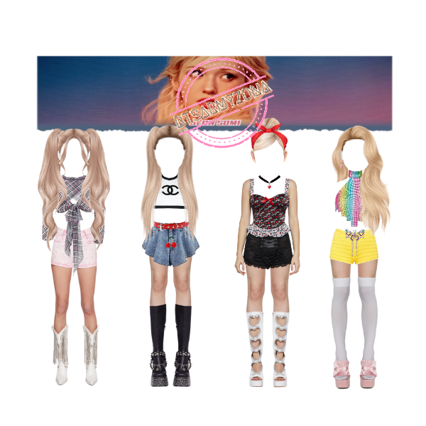 [SOMI] ICE CREAM PERFORMANCE INSPIRED OUTFIT SET - Fashion look - URSTYLE