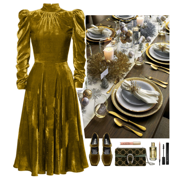 velvet christmas - Fashion look - URSTYLE