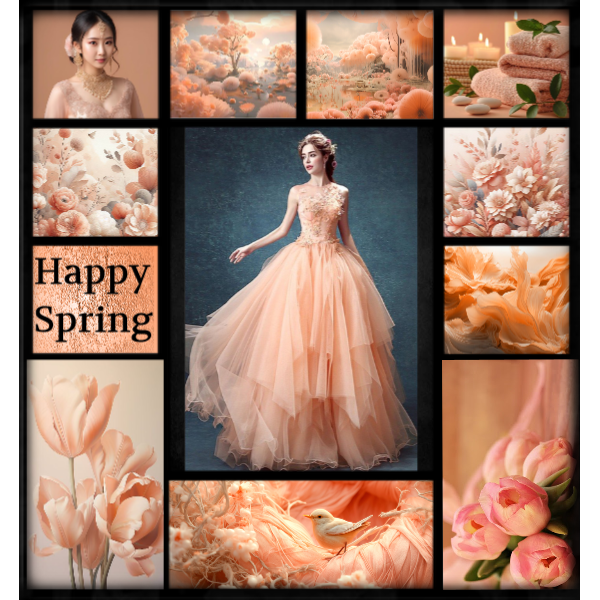 Have A Peachy Spring! - Fashion look - URSTYLE