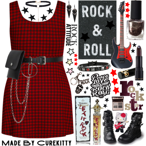 Rockstar: Peace, Love, and Rock & Roll! - Fashion look - URSTYLE