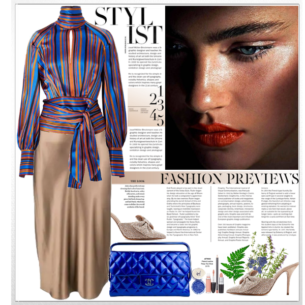 Royal Blue Touch - Fashion look - URSTYLE