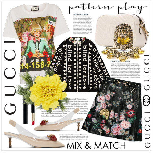 Gucci Mix and Match Pattern Play (12.30.25) - Fashion look - URSTYLE