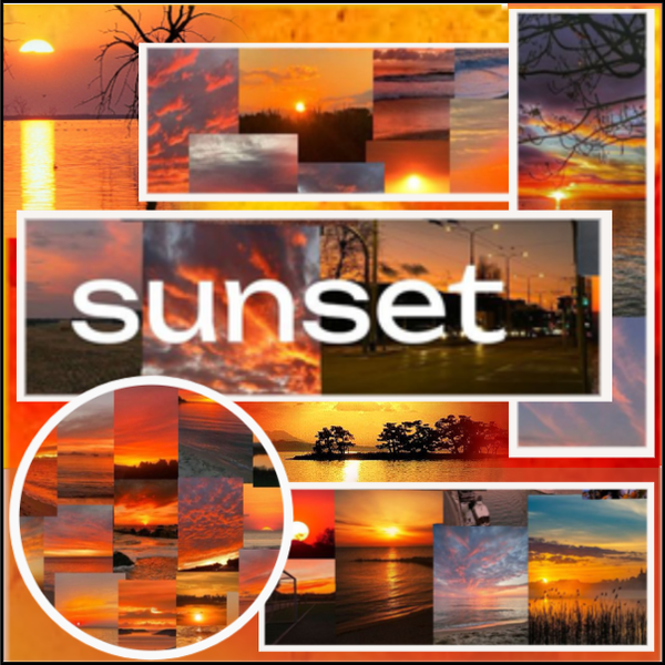 sunset-moodboard - Fashion look - URSTYLE