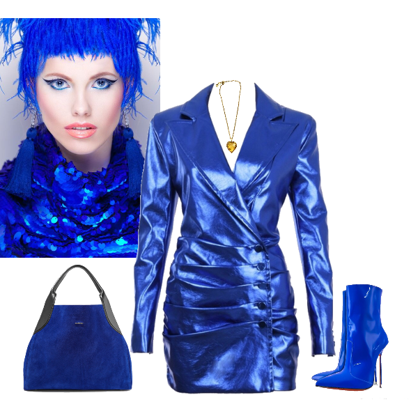 Blue - Fashion look - URSTYLE
