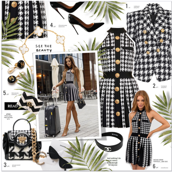 houndstooth - Fashion look - URSTYLE