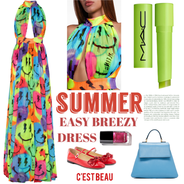 easy-breezy-trapeze-dress-for-summer-2025 - Fashion look - URSTYLE