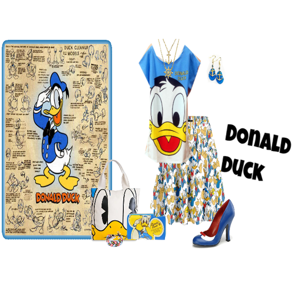 Inspiration Donald Duck - Fashion look - URSTYLE