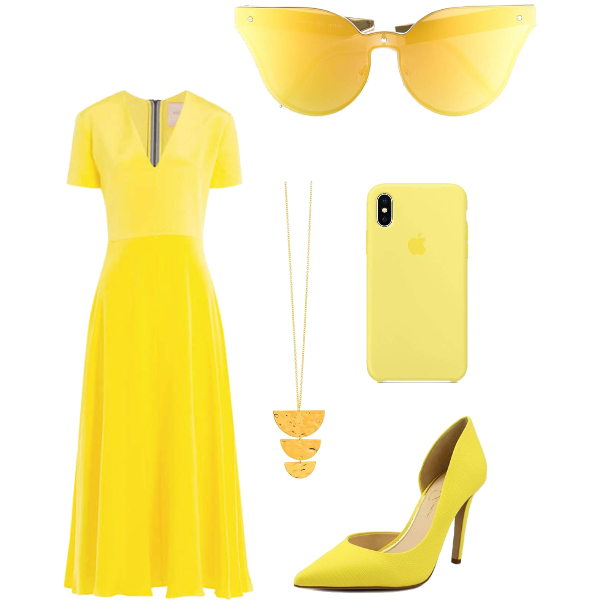 Yellow Scheme - Fashion look - URSTYLE