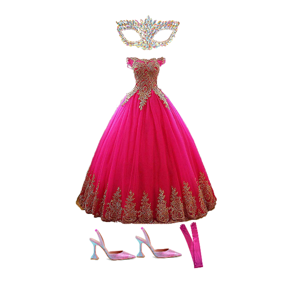 Masquerade full glam - Fashion look - URSTYLE