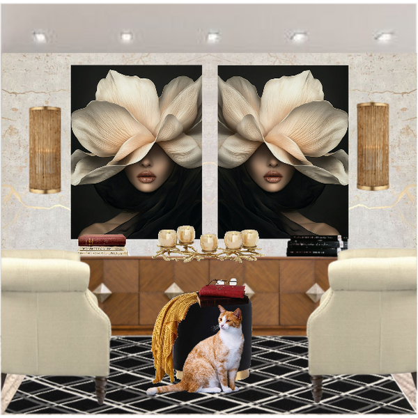 Blooms In My Head Times Two! - Fashion look - URSTYLE