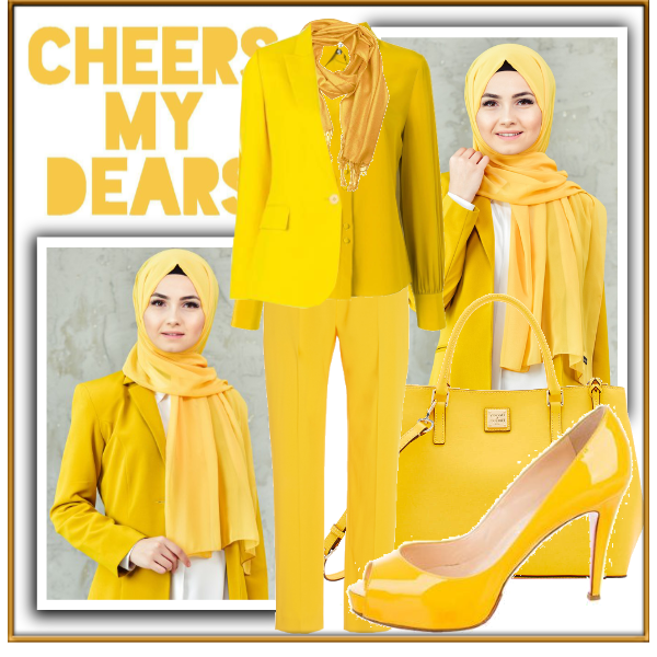 Hijab: Yellow Fellow - Fashion look - URSTYLE