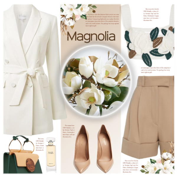 Inspired By Magnolia Flower - Fashion look - URSTYLE