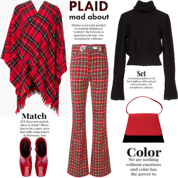 PLAID SCARF SHAWLS - Fashion look - URSTYLE