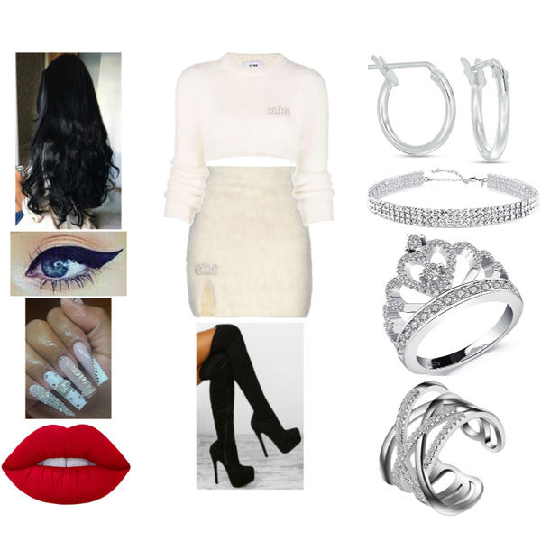 Fluffy Set - Fashion look - URSTYLE