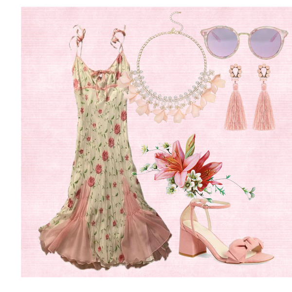 Spring floral - Fashion look - URSTYLE