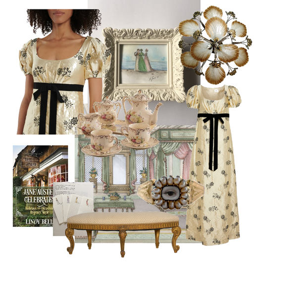 cream regency style - Fashion look - URSTYLE