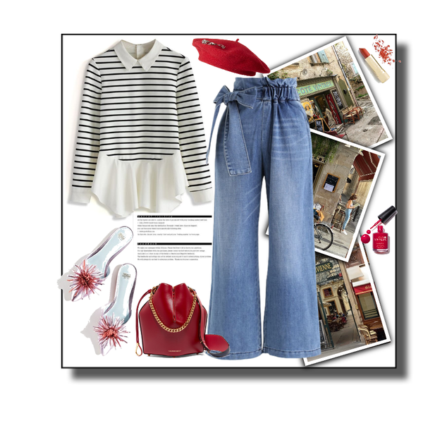 french stripes - Fashion look - URSTYLE