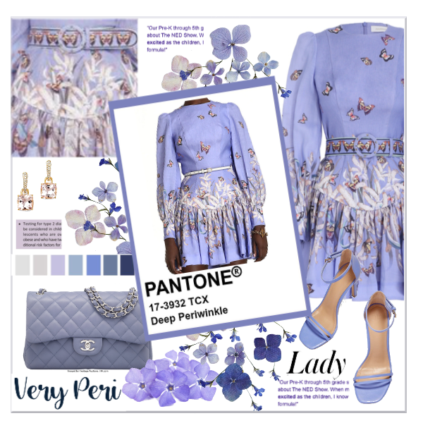 PANTONE Deep periwinkle - Fashion look - URSTYLE