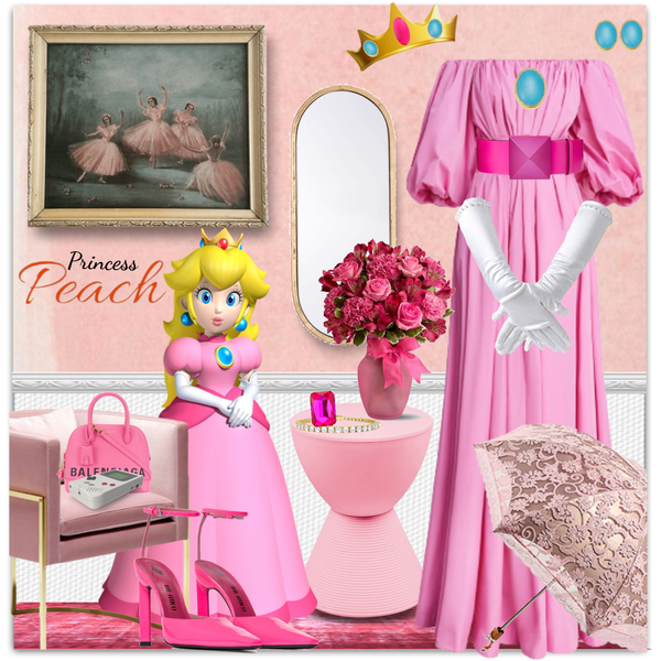 Princess Peach Inspiration - Fashion look - URSTYLE