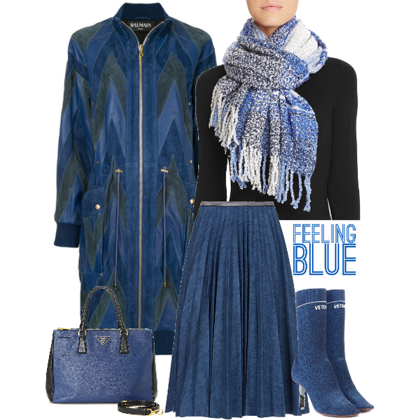 Feeling Blue - Fashion look - URSTYLE
