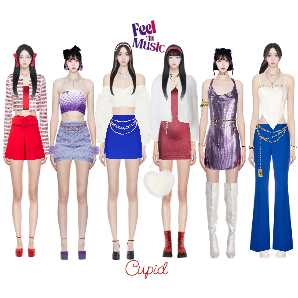 [CUPID] 'Feel The Music' MV Scenes # 1 - Fashion look - URSTYLE