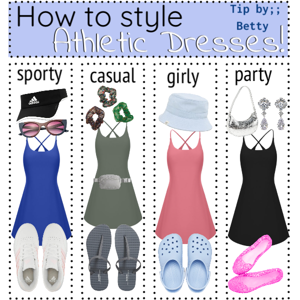 How to style athletic dresses! - Fashion look - URSTYLE