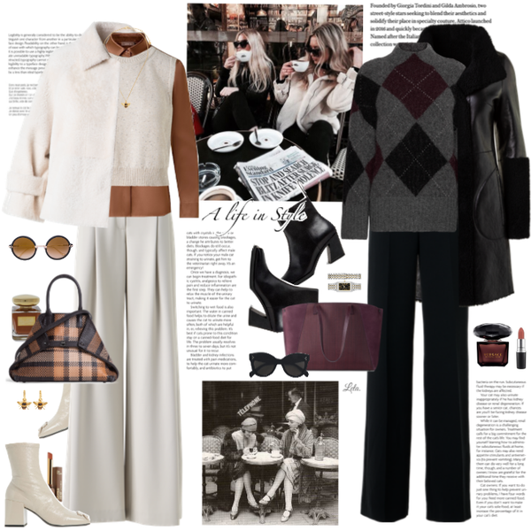 Two people meeting /240126 - Fashion look - URSTYLE