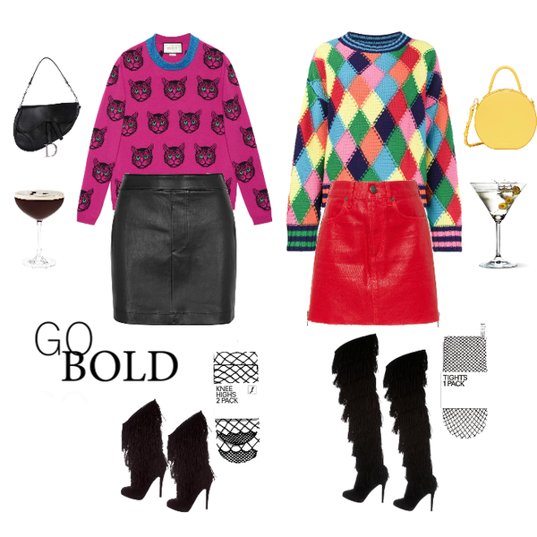 High fashion meets girls night out - Fashion look - URSTYLE