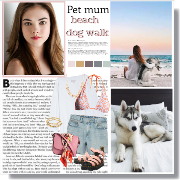 Beth beach dog walk - Fashion look - URSTYLE
