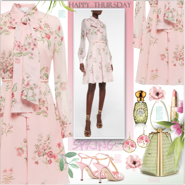 Dusty pink and light green - Fashion look - URSTYLE