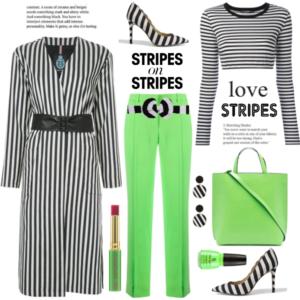 vertical stripes - Fashion look - URSTYLE