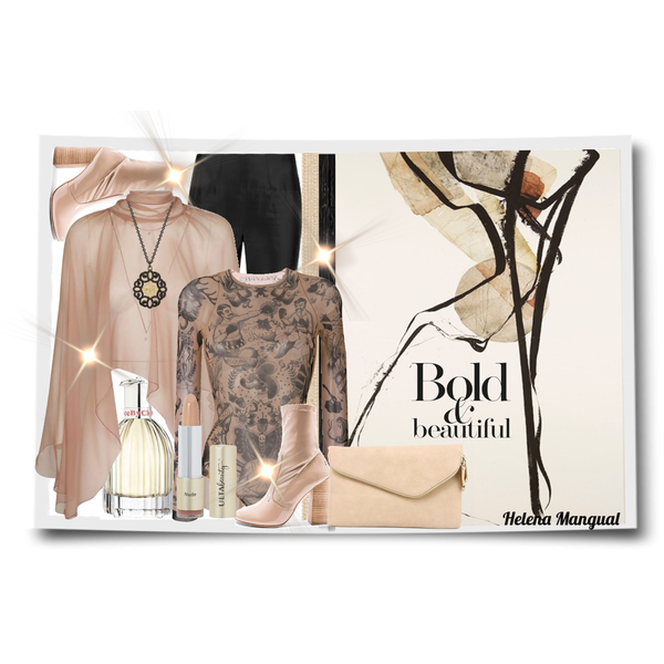 'Silk & Shadow" - Fashion look - URSTYLE