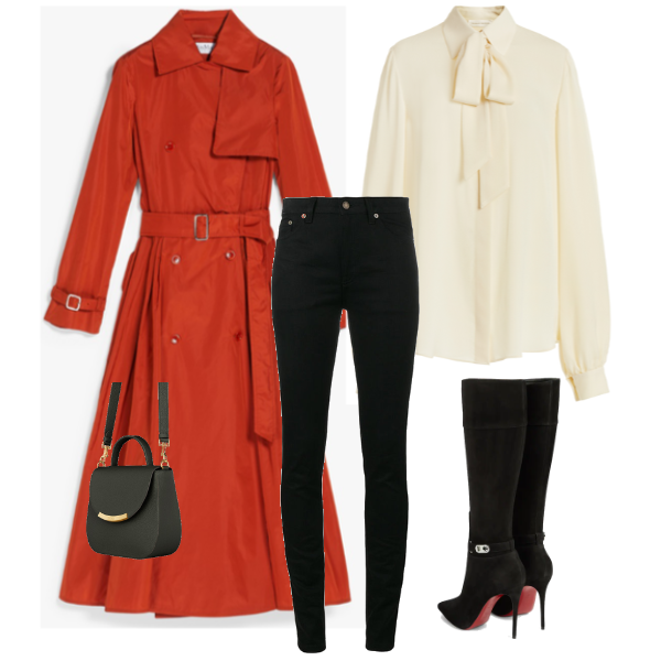 Rust Coat - Fashion look - URSTYLE