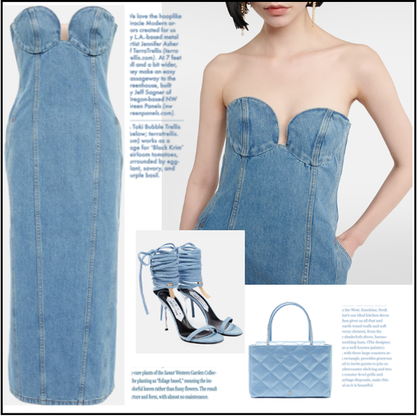 Spring blue - Fashion look - URSTYLE